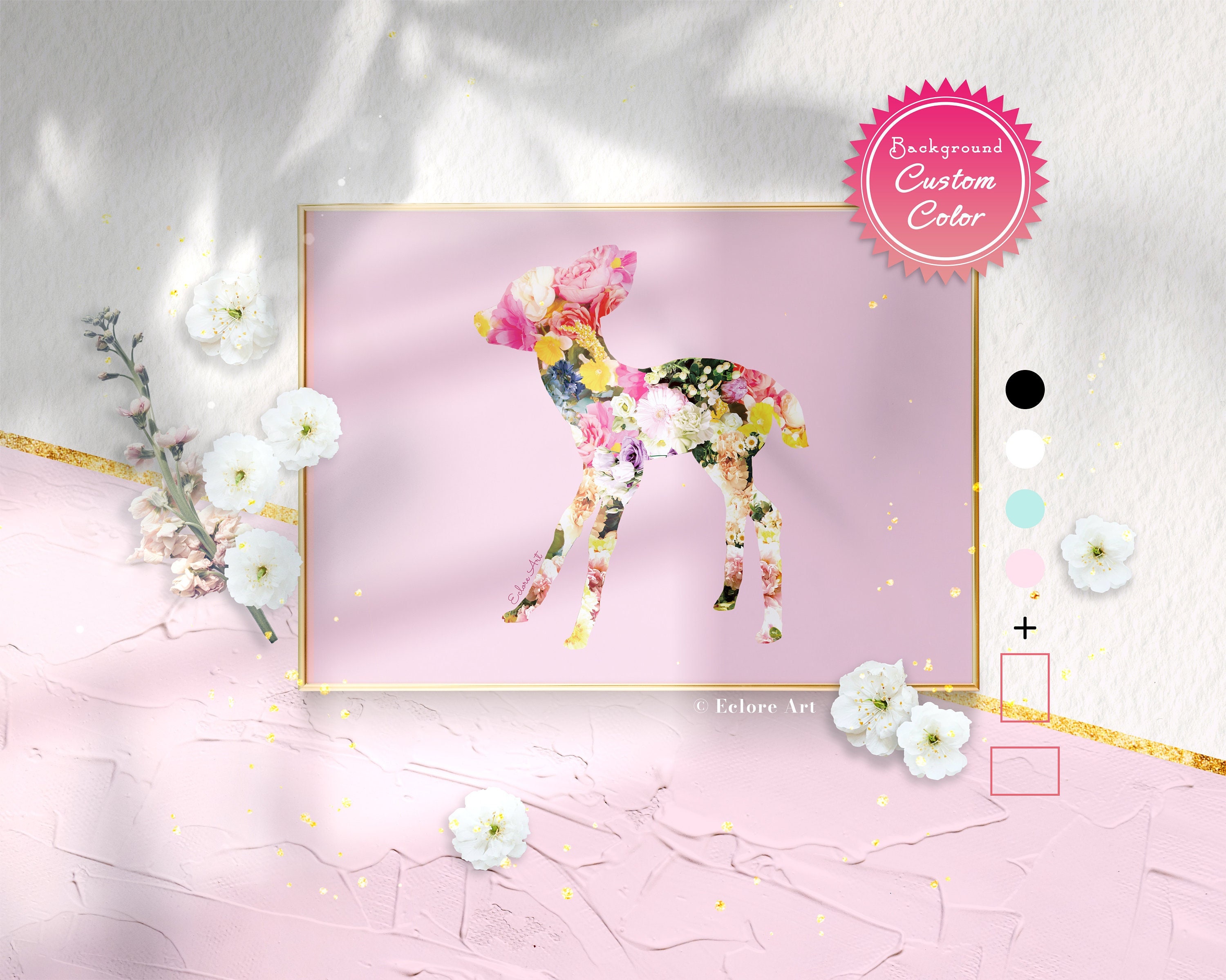 Pink Deer Company Logo