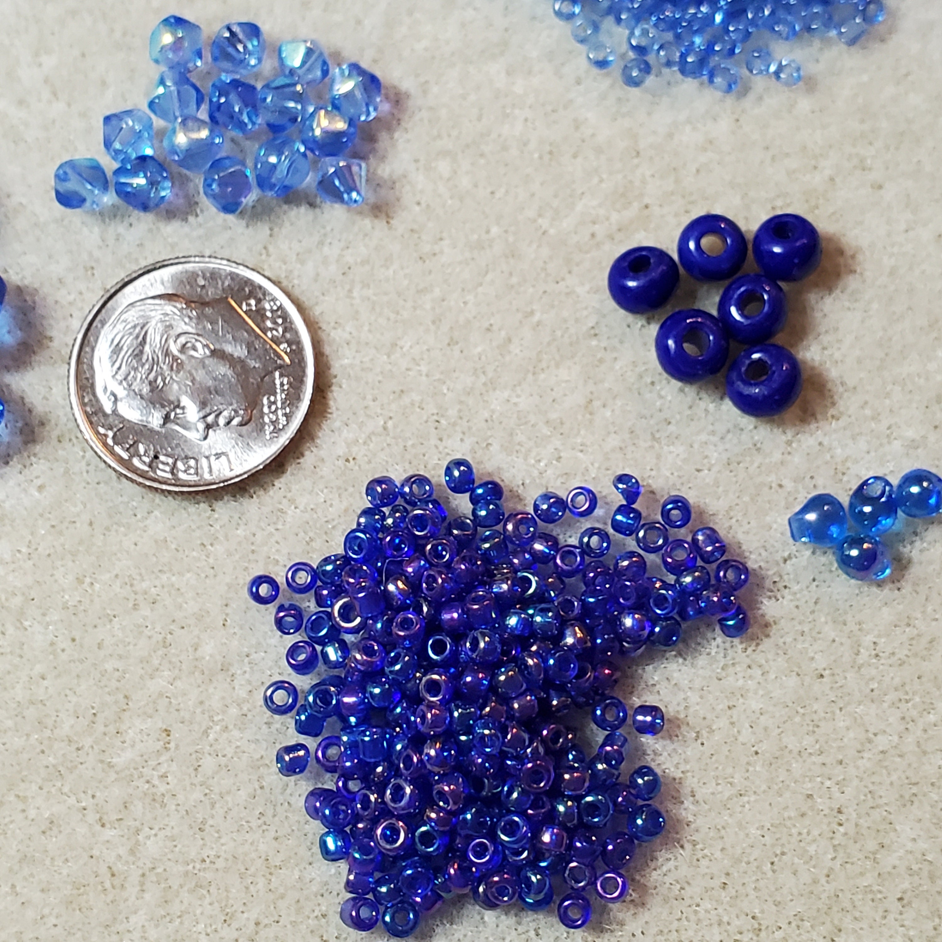 Curated Collection of Blue Beads - Etsy UK
