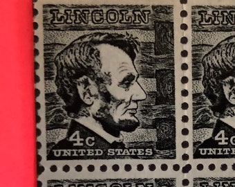 Lincoln 4c Stamp - Etsy