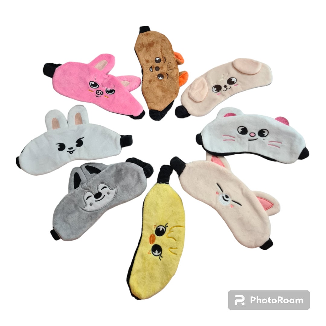 Kpop Stray Kids Skzoo Eye Sleep Mask Blindfolded for Sleeping - Etsy