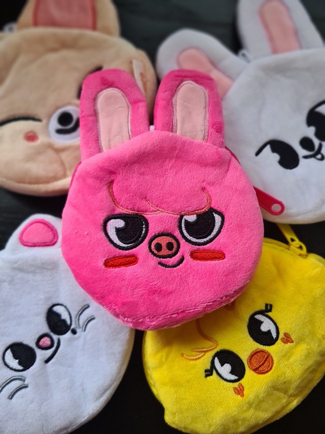 K-pop Stray Kids Skzoo Coin Purse Plushie 1pc Kawaii Soft Animal Head ...