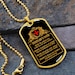 Knight Templar Dog Tag Necklace Silver Gold Templar's Oath Be Without ...