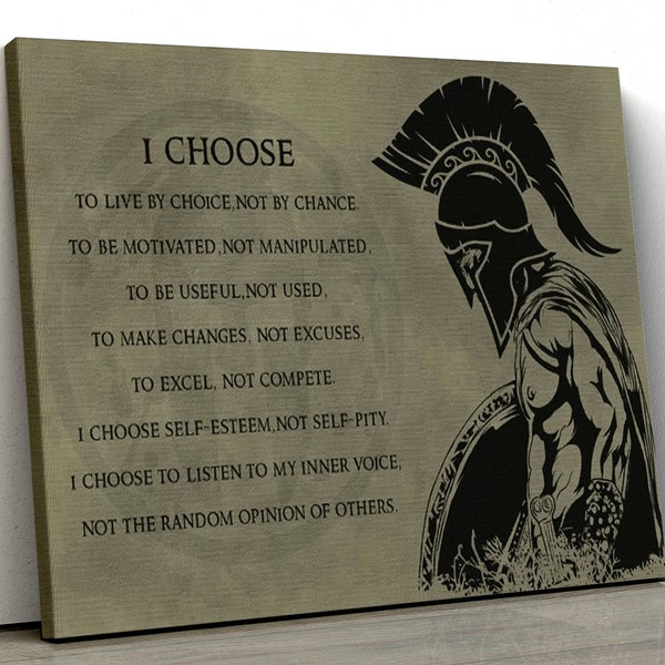 I Choose to Live by Choice Not by Chance Poster - Etsy