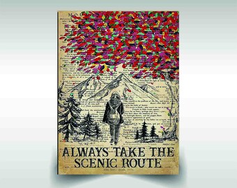 Route Tree Poster - Etsy