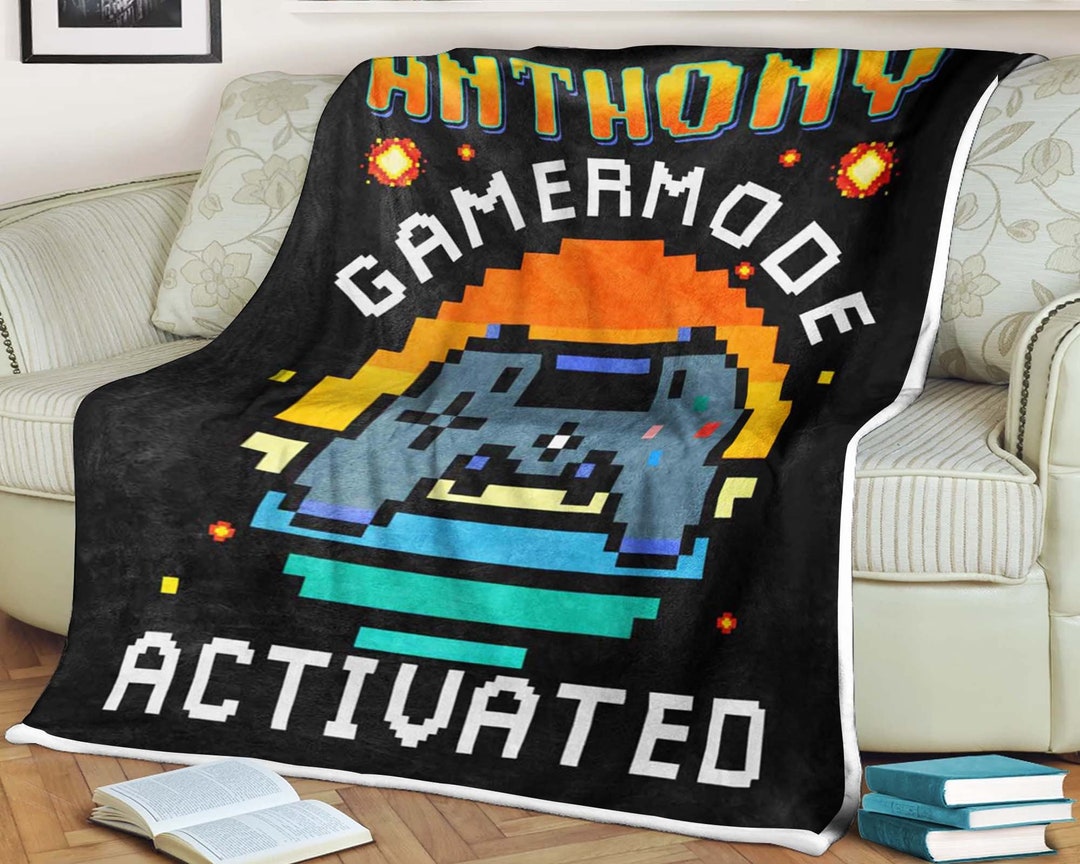 Personalized Gaming Blanket, Video Games Blanket, Gaming Blanket ...