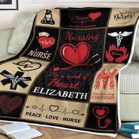 Handmade Crochet Blanket - Medical Logo - Etsy