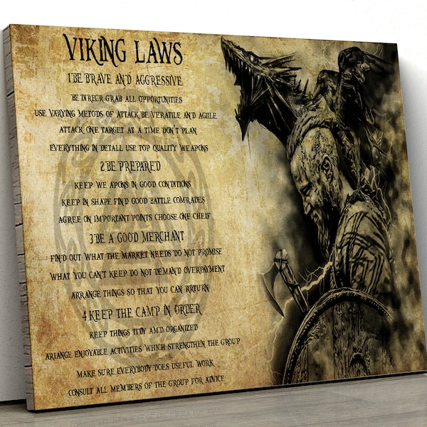 Viking Poster - Etsy