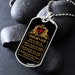 Knight Templar Dog Tag Necklace Silver Gold Templar's Oath Be Without ...