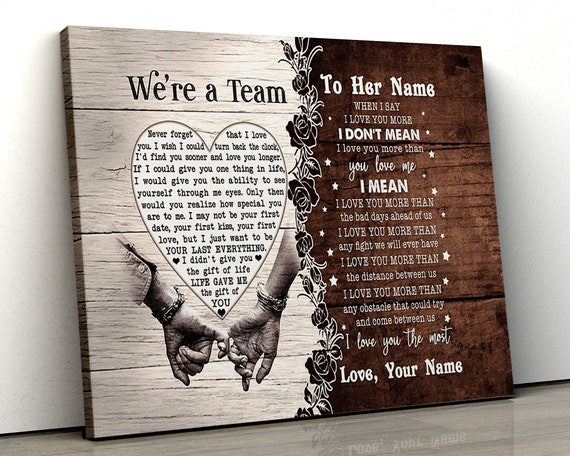 We Make A Great Team Love