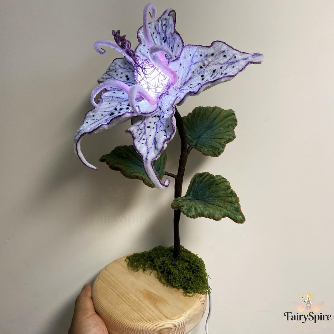Magical Pandora Flower Lamp,handmade Fairy Flower Table Lamp,mystical ...