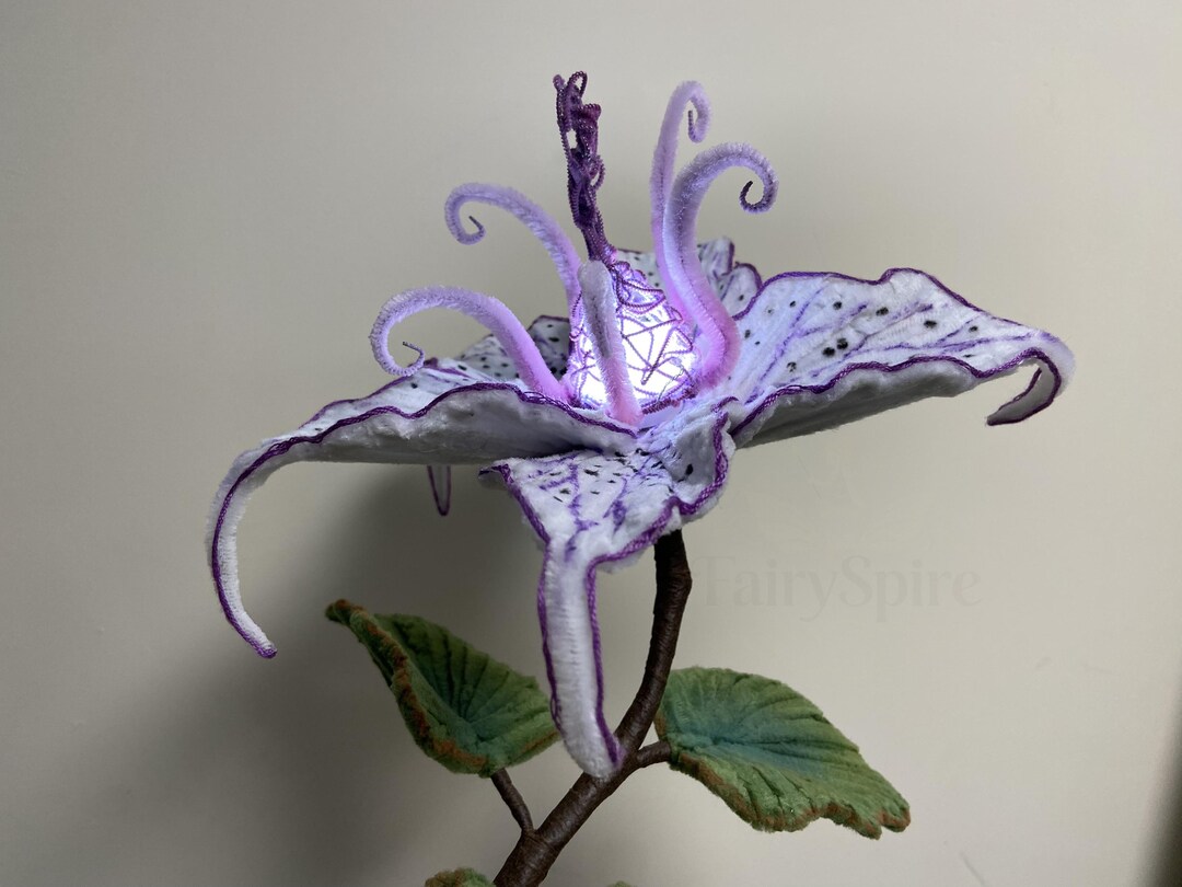 Magical Pandora Flower Lamp,handmade Fairy Flower Table Lamp,mystical ...