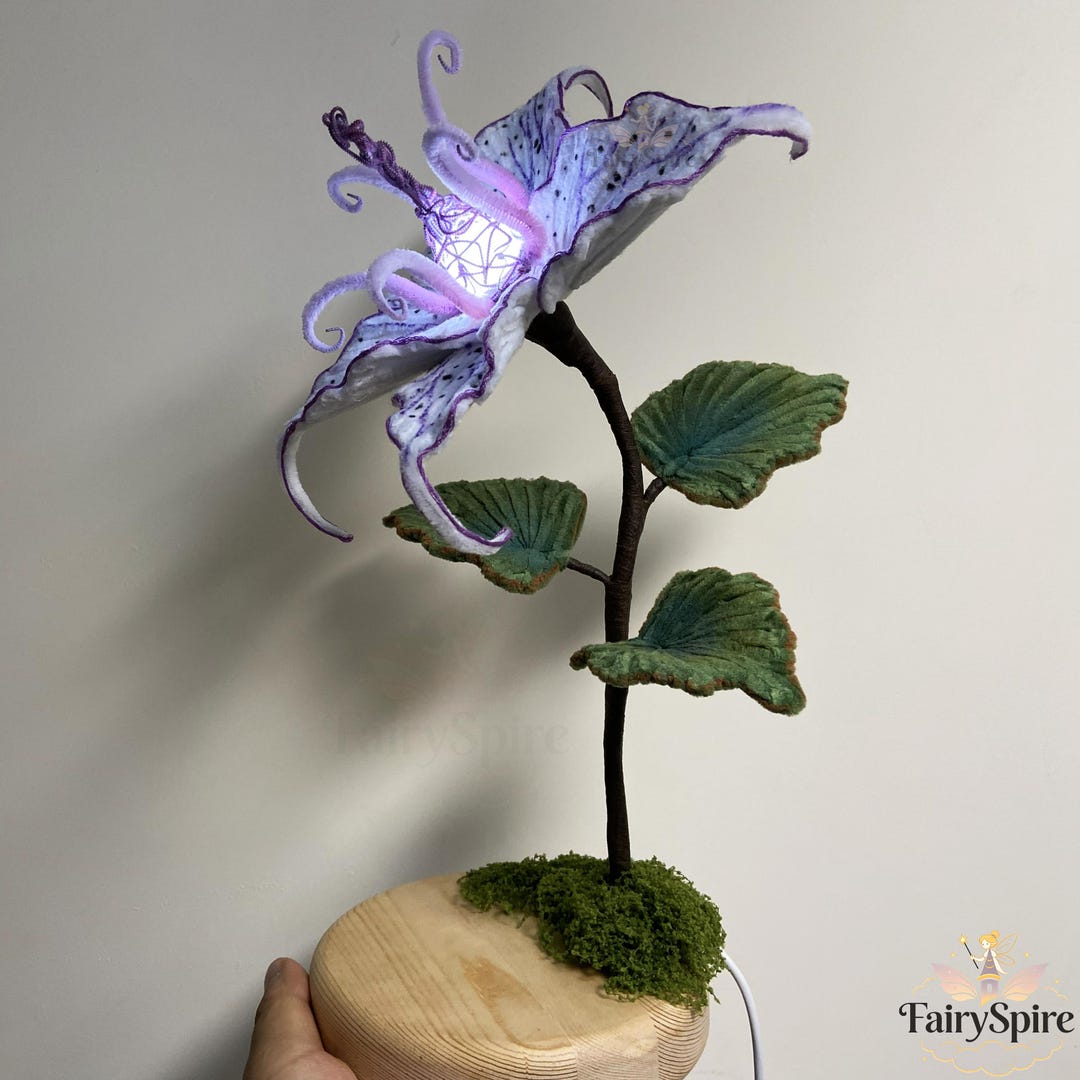 Magical Pandora Flower Lamp,handmade Fairy Flower Table Lamp,fantasy ...