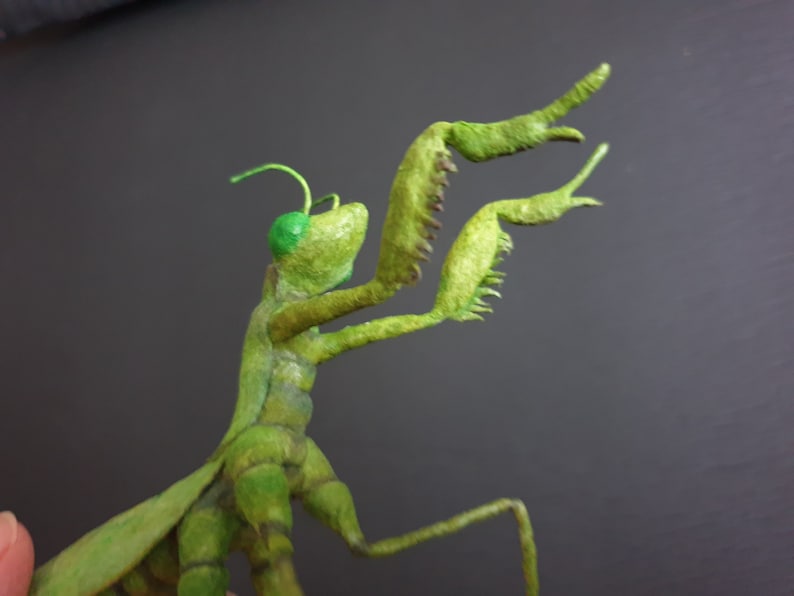 Praying Mantis Figurine Bug Insect Decoration - Etsy