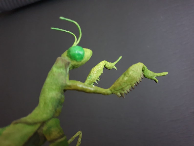 Praying Mantis Figurine Bug Insect Decoration - Etsy