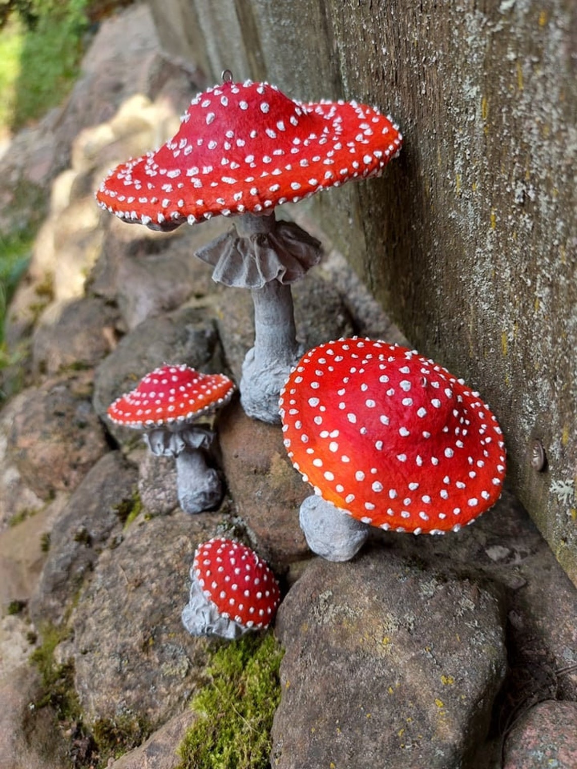 Mushroom Ornaments, Fungus Specimen Toadstool Decoration, Christmas ...