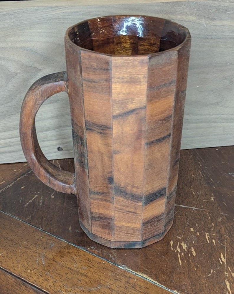 XXL Tankard / Beer Mug - Goncalo Alves Wood - Etsy