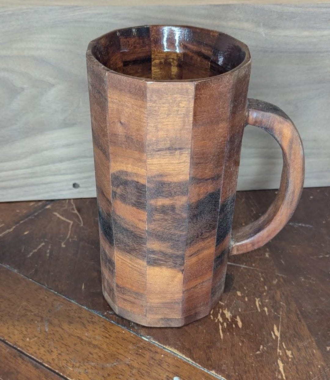 XXL Tankard / Beer Mug - Goncalo Alves Wood - Etsy