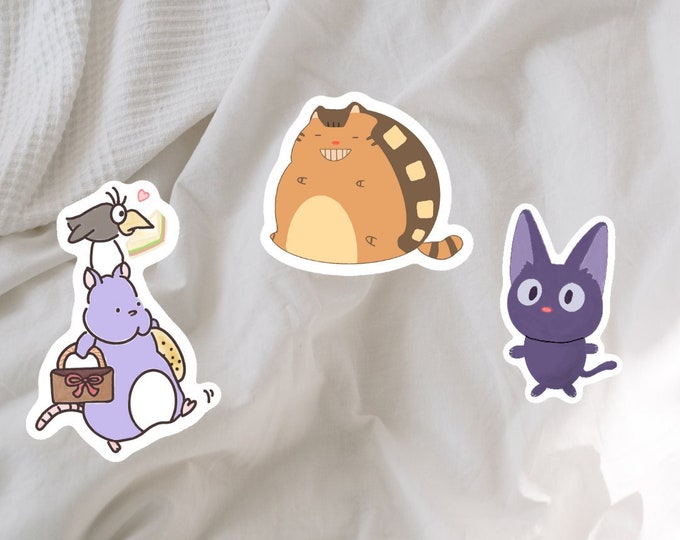 Cat Bus Sticker Set Cat Stickers Studio Ghibli From Kiki Sticker Catbus ...