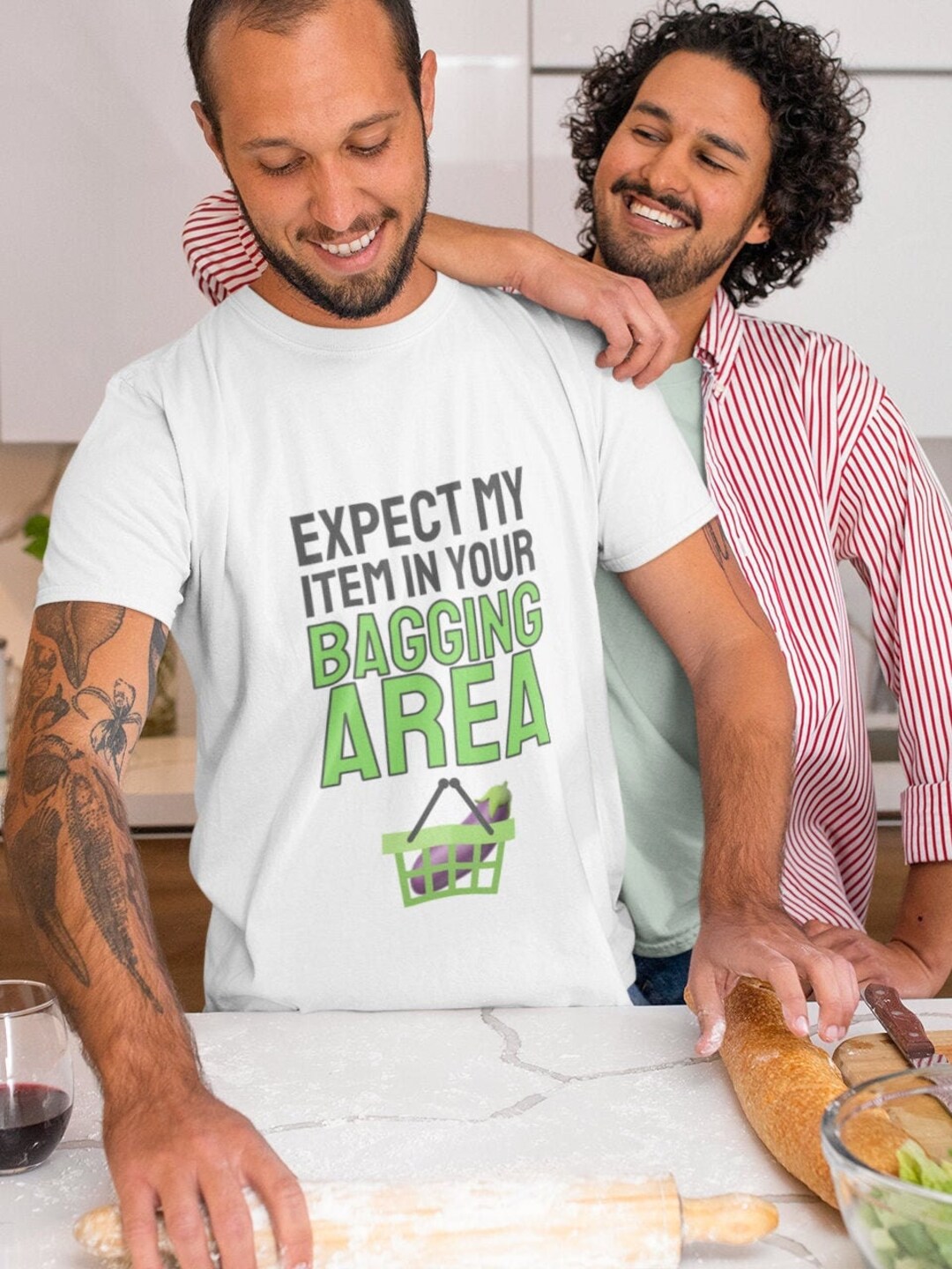 Unexpected Item in the Bagging Area, Graphic Tee, Funny Tshirt ...