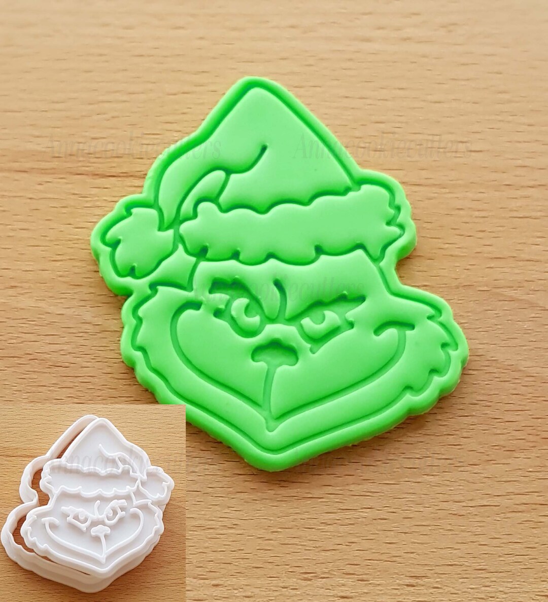 The Grinch Cookie Cutter Christmas Mold Christmas Cookie - Etsy