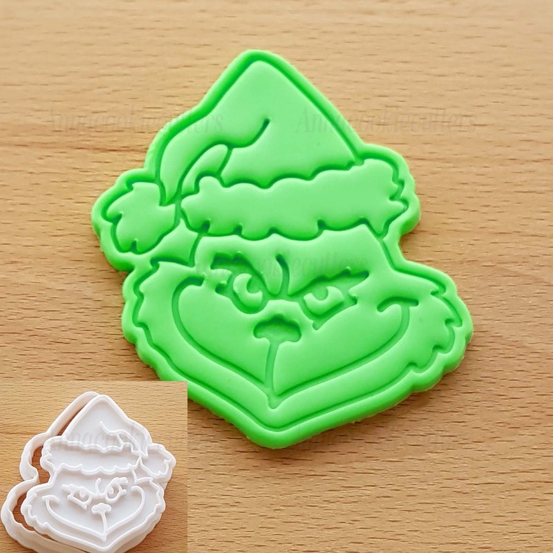 Grinch Cookie Cutter - Etsy