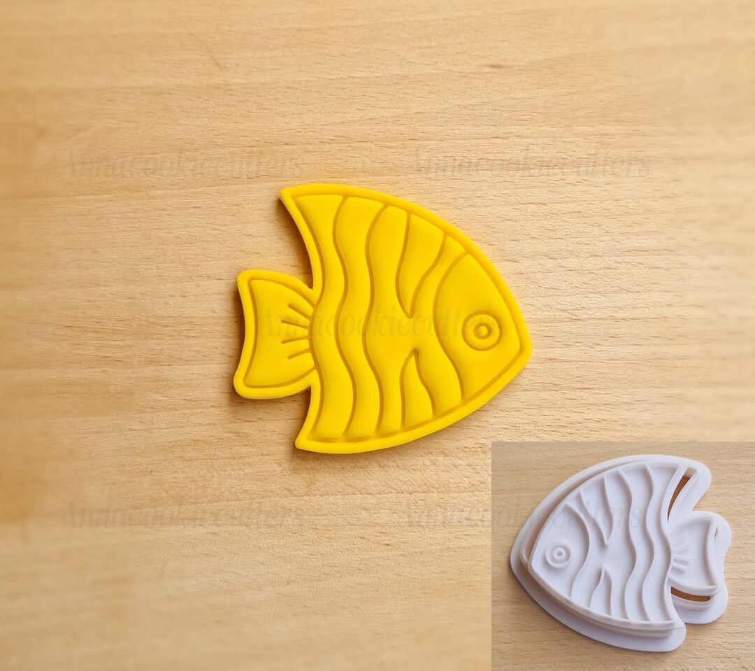 Fish Cookie Cutter – Marine Animal Cookie Cutter & Mold, Sea Cookie ...