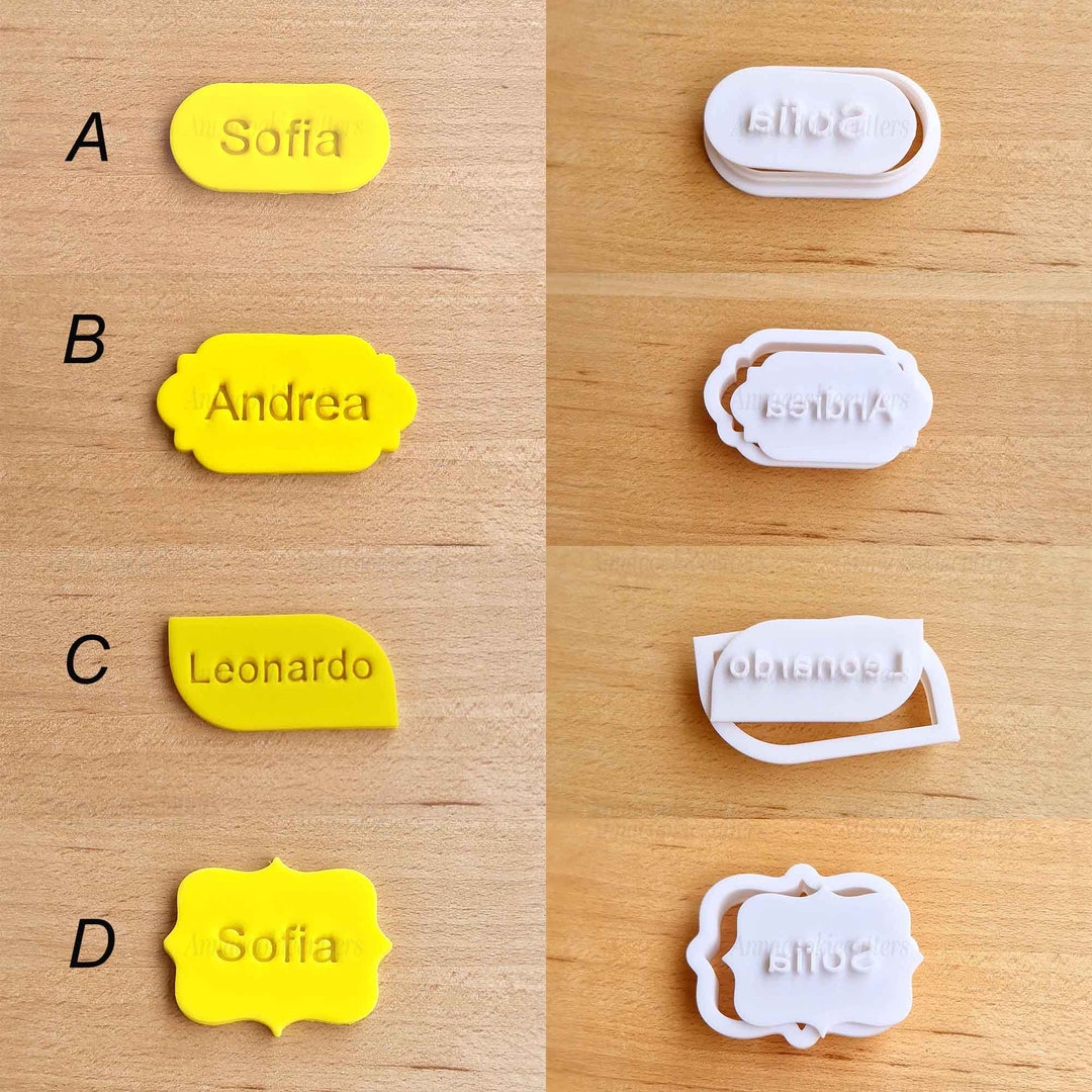 Customizable Name Frame, Cookie Cutter, Plaque, Cookie Cutters, Frame ...