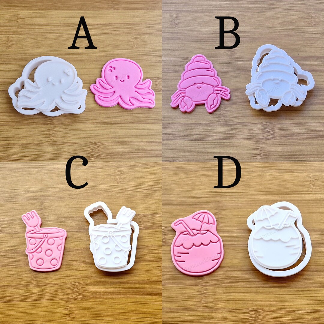 Octopus Cookie Cutter Marine Animals Crab Cookie Cutter Sand Bucket ...