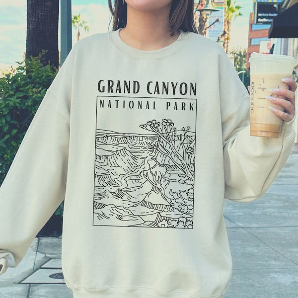 Grand Canyon Embroidered Sweater - Etsy