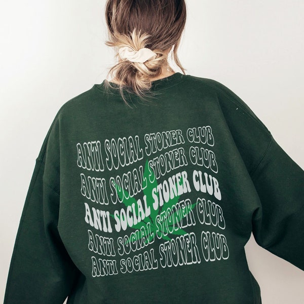 Anti Social Stoner Club - Etsy