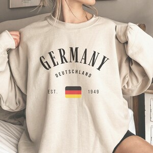 Germany Sweatshirt Deutschland Shirt Berlin Crewneck Women Sweater ...