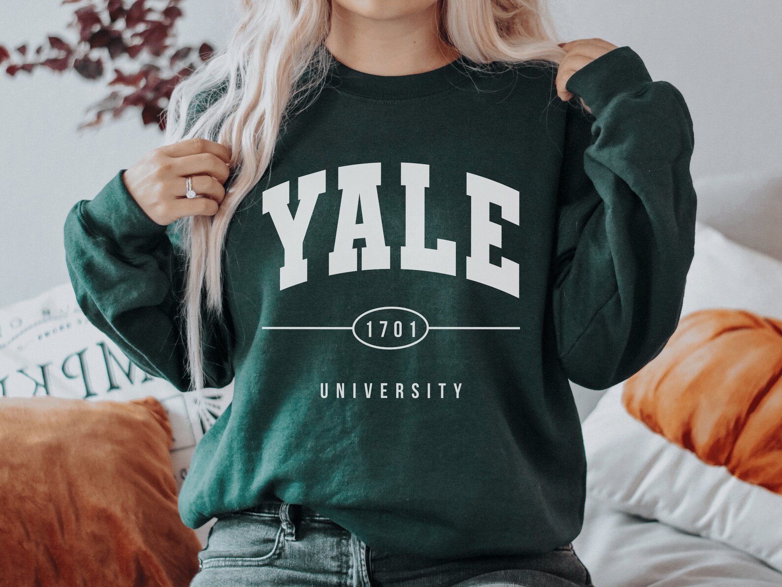 Yale Sweatshirt Yale University Sweater Yale School - Etsy