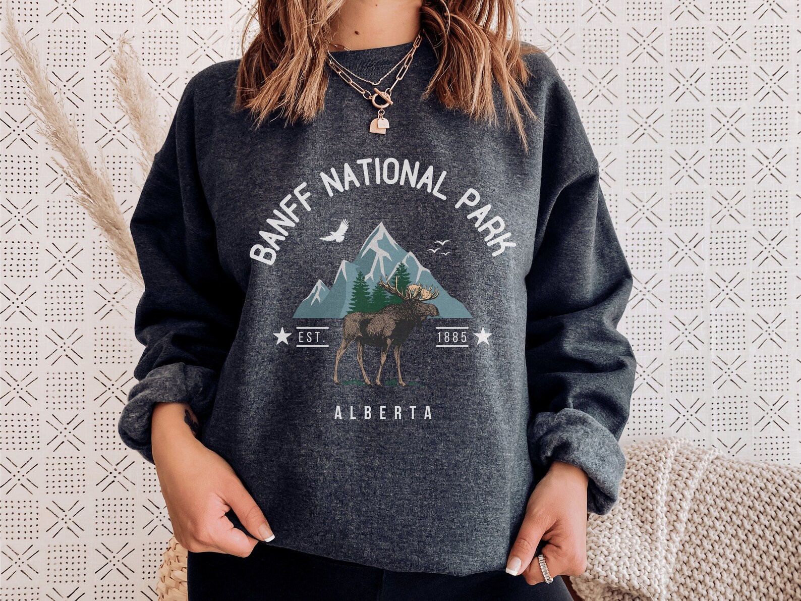 Banff National Park Sweatshirt Banff Sweater Alberta Rocky | Etsy