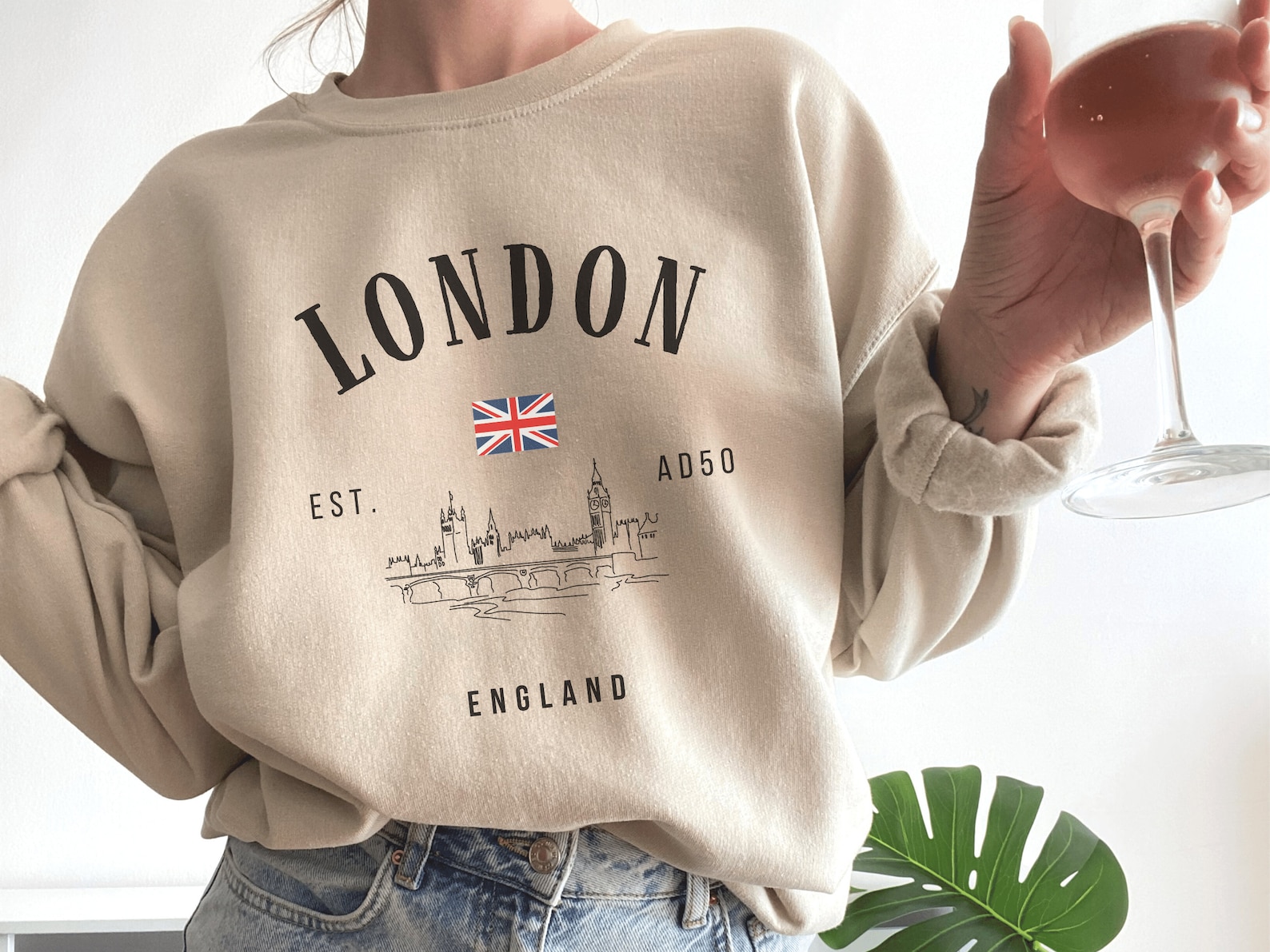 London Sweatshirt England Sweater UK Pullover Hoodie Unisex - Etsy
