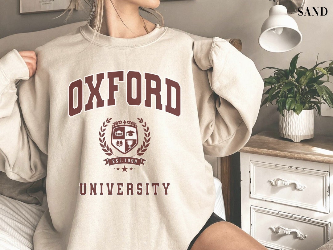 Oxford University Sweatshirt Alumni Sweater Grad Student Shirt College ...