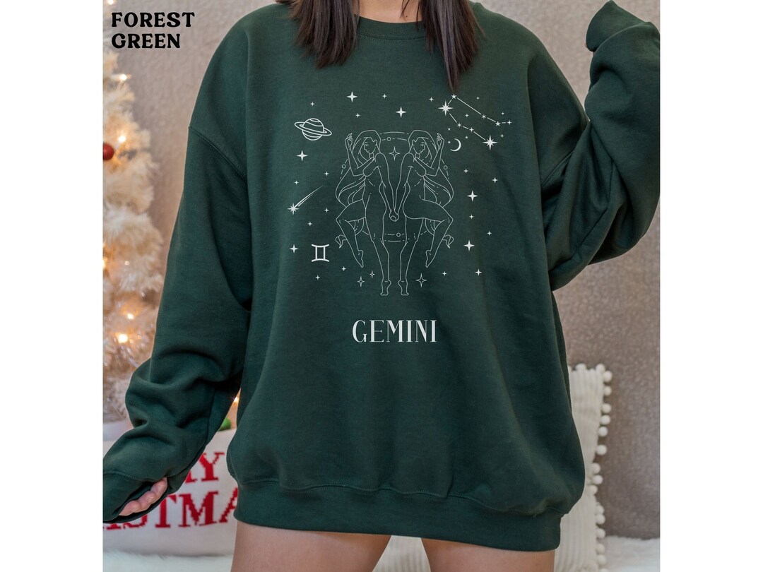 Gemini Sweatshirt, Gemini Shirt Gift, Gemini Sweater, Gemini Season ...