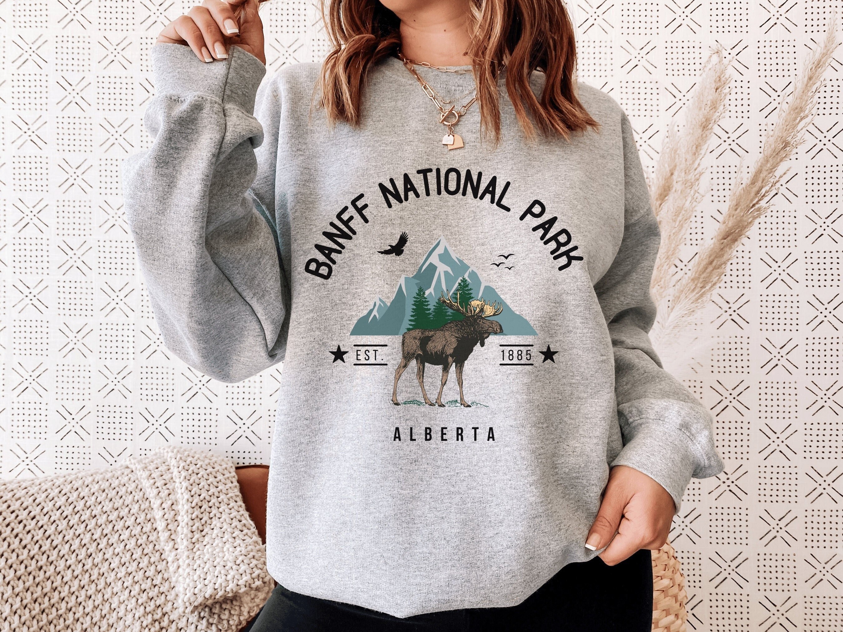 Banff National Park Sweatshirt Banff Sweater Alberta Rocky | Etsy