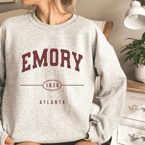 Emory Sweatshirt Emory University Emory Crewneck Vintage - Etsy