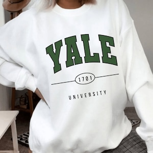 Yale Sweatshirt, Yale University Sweater, Yale School Crewneck, Preppy ...