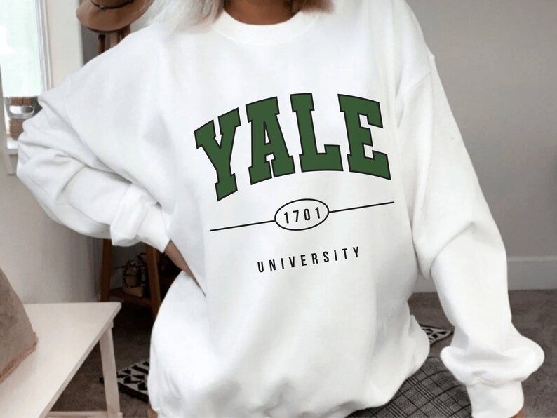 Yale Sweatshirt Yale University Sweater Yale School - Etsy