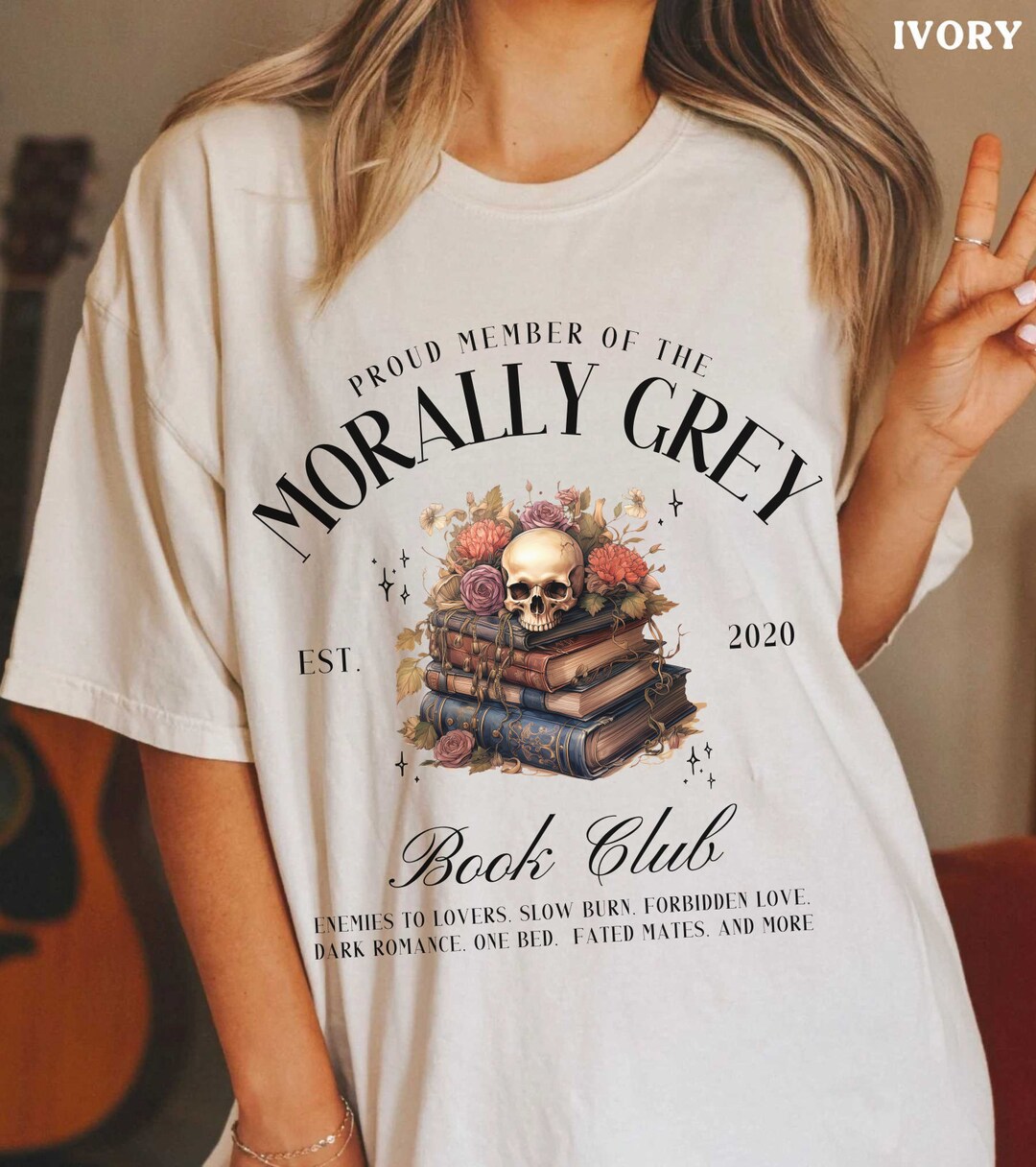 Morally Grey Shirt Dark Romantasy Merch Romance Fantasy Dragon Reader ...