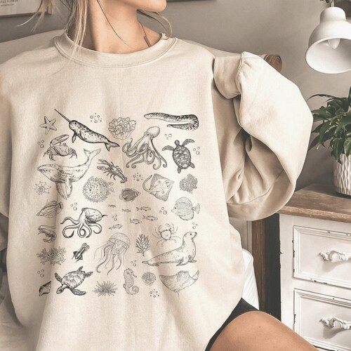 Marine Life Shirt Marine Conservation Save the Ocean - Etsy