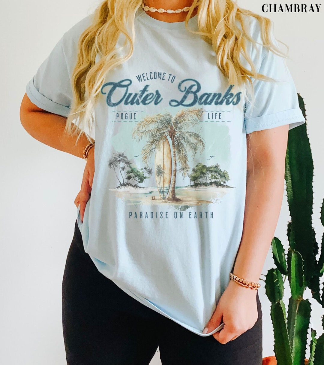 Outer Banks Shirt Pogue Life Crewneck OBX Merch Clothing Outerbanks ...