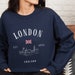 London Sweatshirt, England Sweater, UK Pullover Hoodie, Unisex Crewneck ...