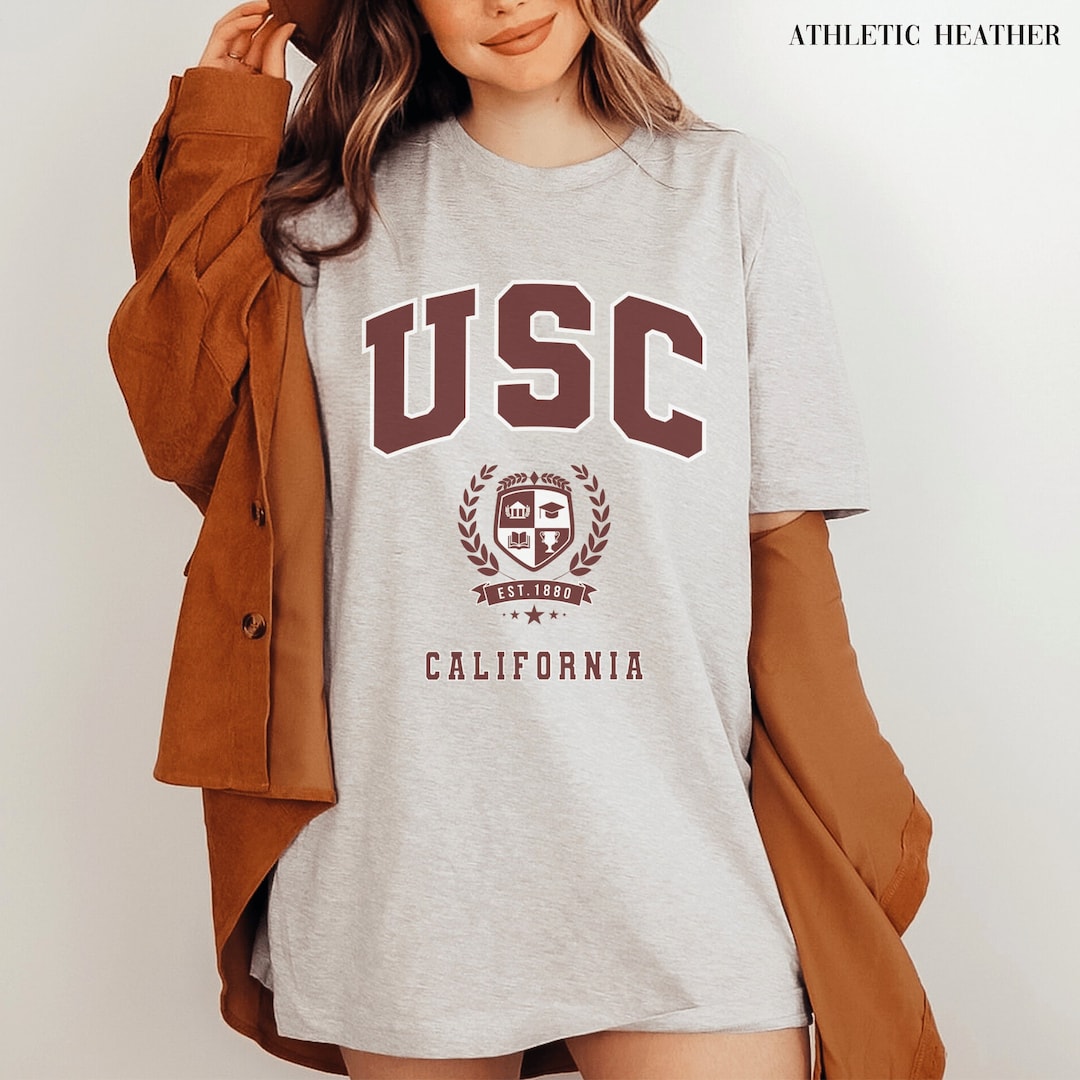 USC Shirt University Tshirt Southern California Alumni Crewneck Tee ...