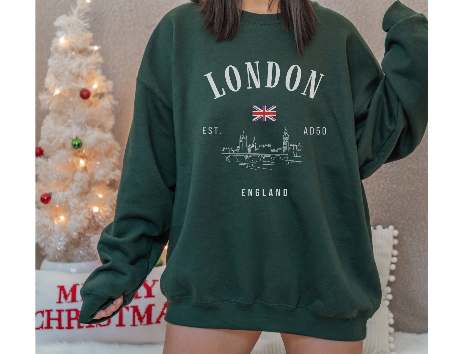 London Sweatshirt England Sweater UK Pullover Hoodie Unisex - Etsy