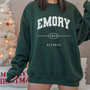 Emory Sweatshirt, Emory University, Emory Crewneck, Vintage Sweater ...