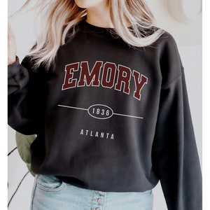 Emory Sweatshirt, Emory University, Emory Crewneck, Vintage Sweater ...