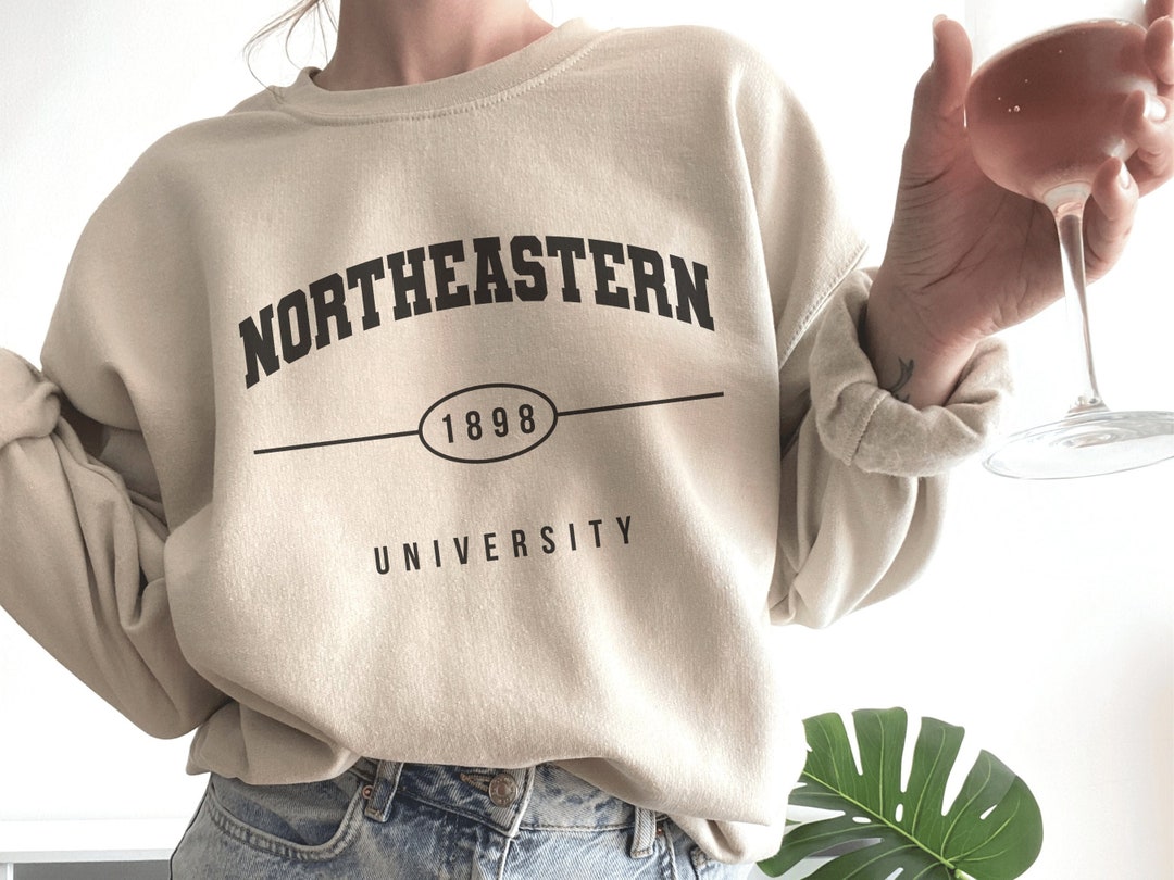 Northeastern University Sweatshirt, Boston School, Vintage Sweater ...