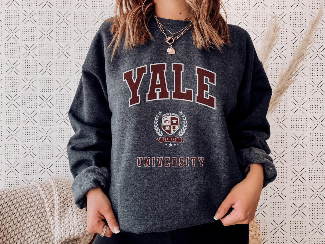 Yale University Yale Sweatshirt Vintage Sweater Ivy League - Etsy